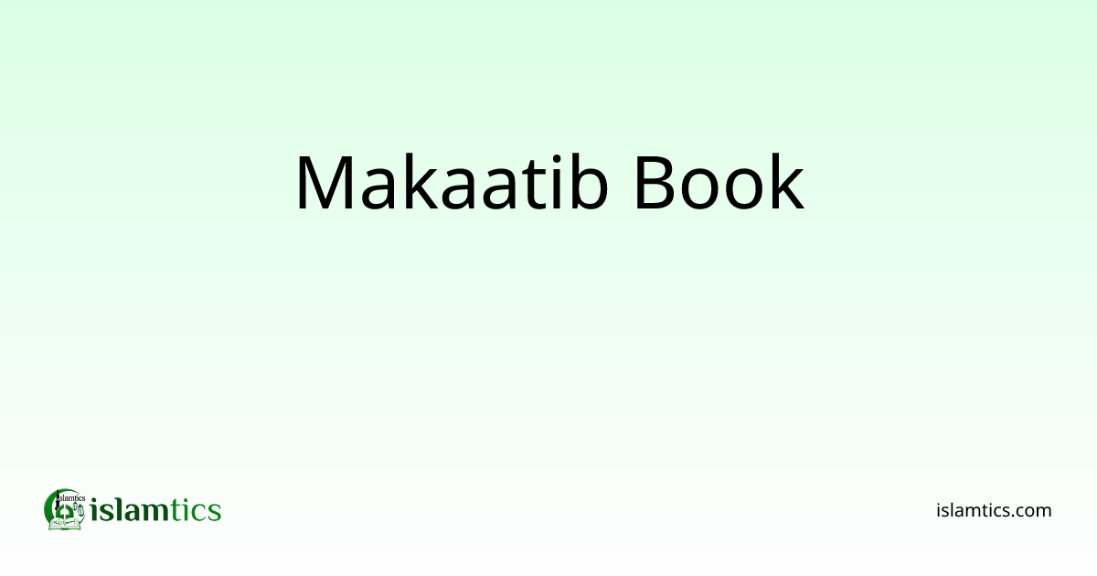 Makaatib Books from Sahih al Bukhari from Sahih al Bukhari in English ...