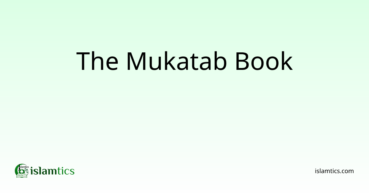 The Mukatab Books from Muwatta Malik from Muwatta Malik in English ...