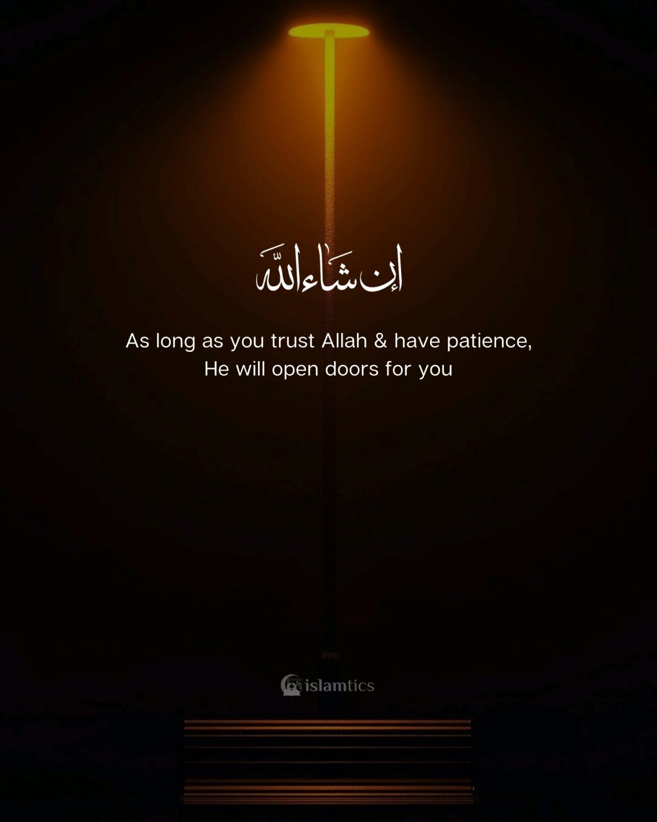 As long as you trust Allah & have patience, He will open doors for you ...